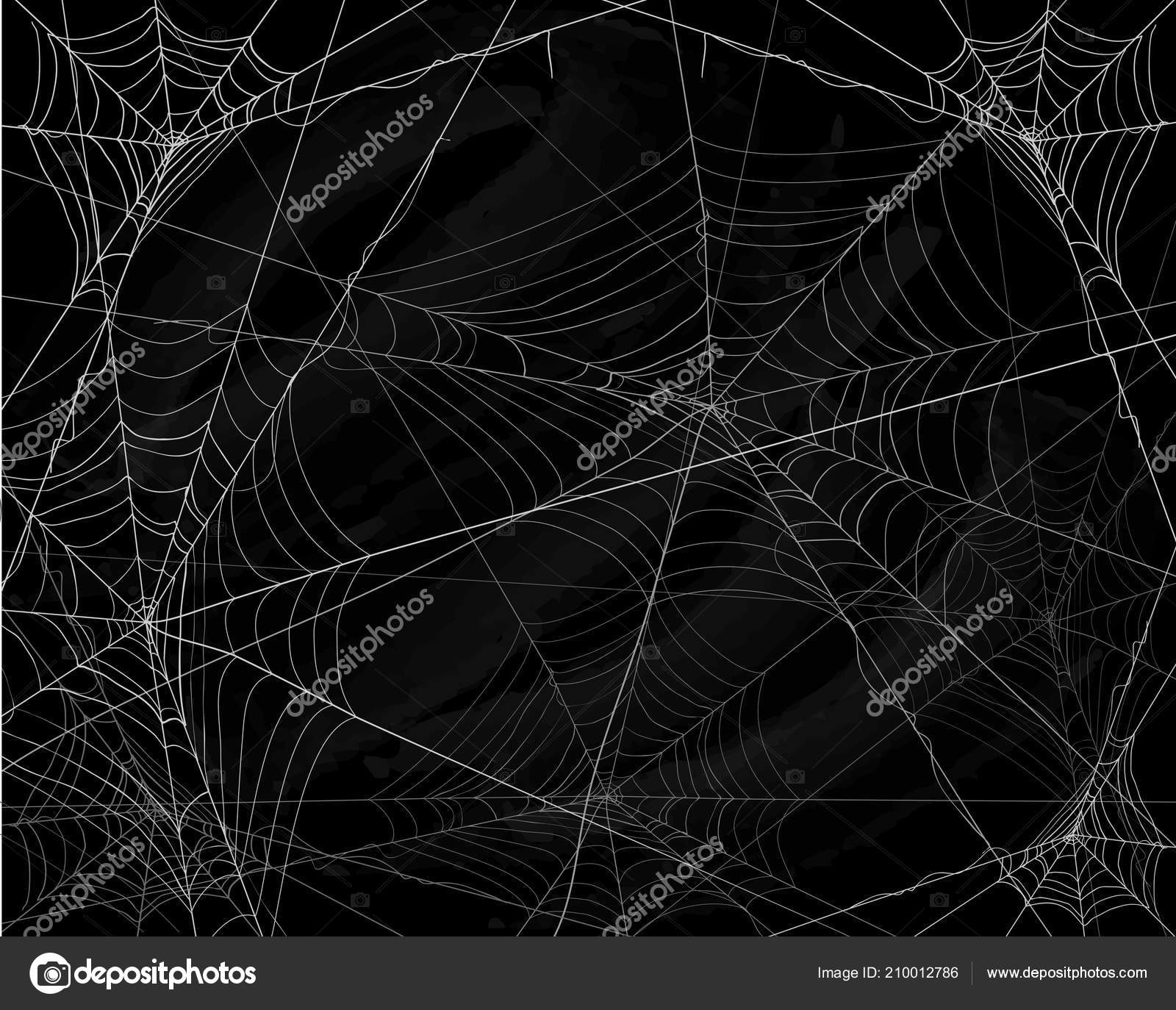 Black Grunge Background Spider Webs Illustration Stock Vector Image by ...