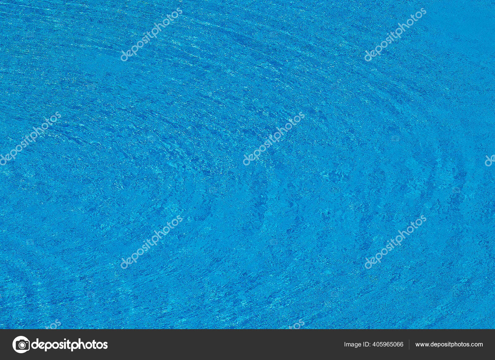 Water Ripples Blue Tiled Swimming Pool Background View View Swimming ...