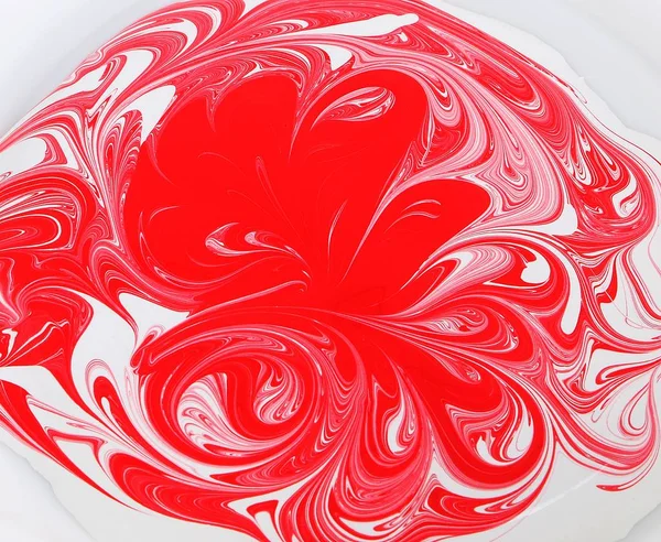 red and white wall colors are mixed together - Stock Image - Everypixel