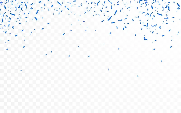 Blue confetti. Celebration carnival ribbons. Luxury greeting card ...