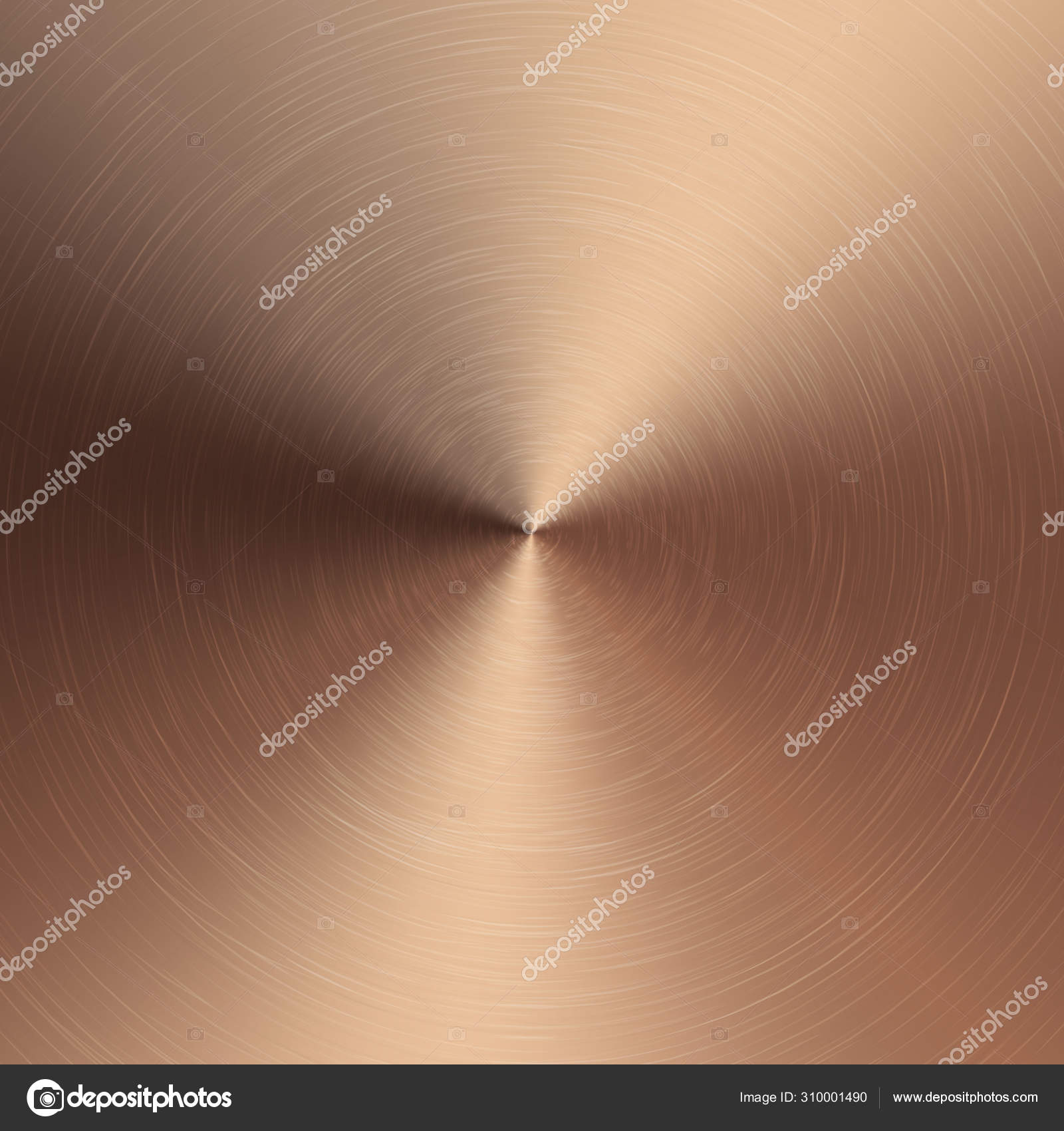 Bronze metallic radial gradient with scratches. Bronze foil surface ...