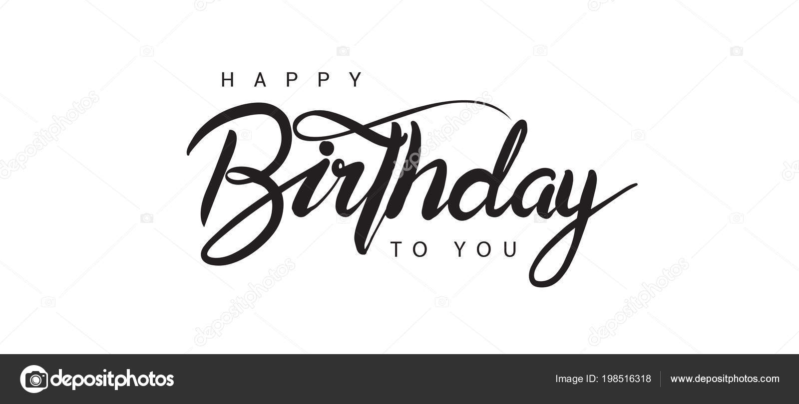 Birthday Vector Black