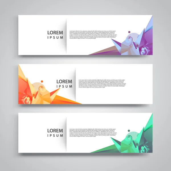 Flyer Template Header Design Banner Design Templates Collection Stock ...