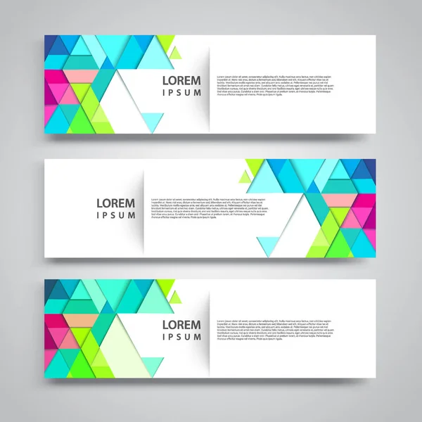 Flyer Template Header Design Banner Design Templates Collection Stock ...