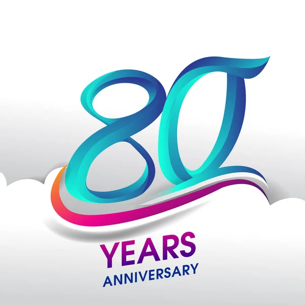 555 80 years logo Vector Images | Depositphotos