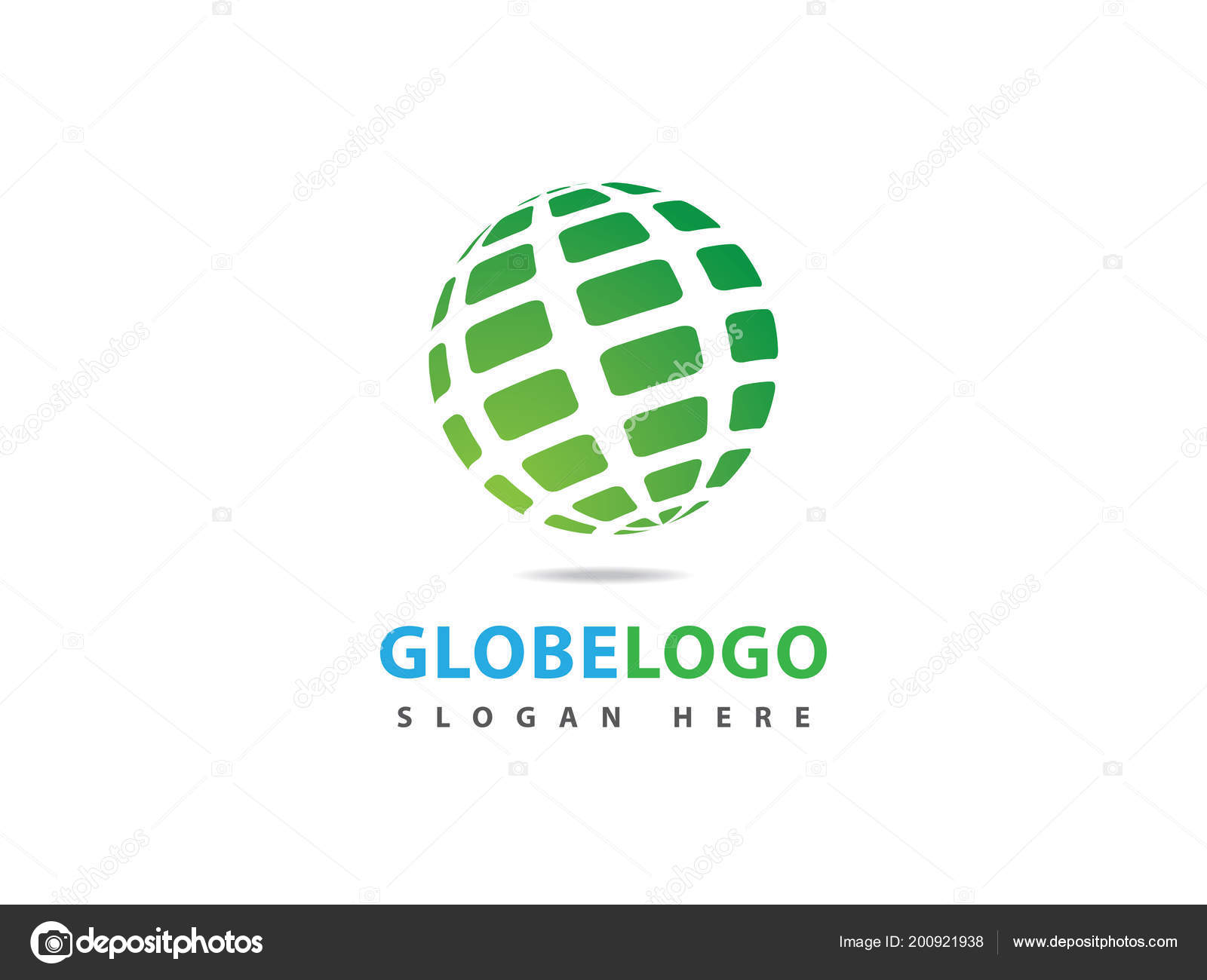 Globe Dynamic Sphere Logo Icon Vector Design Template Stock Vector ...