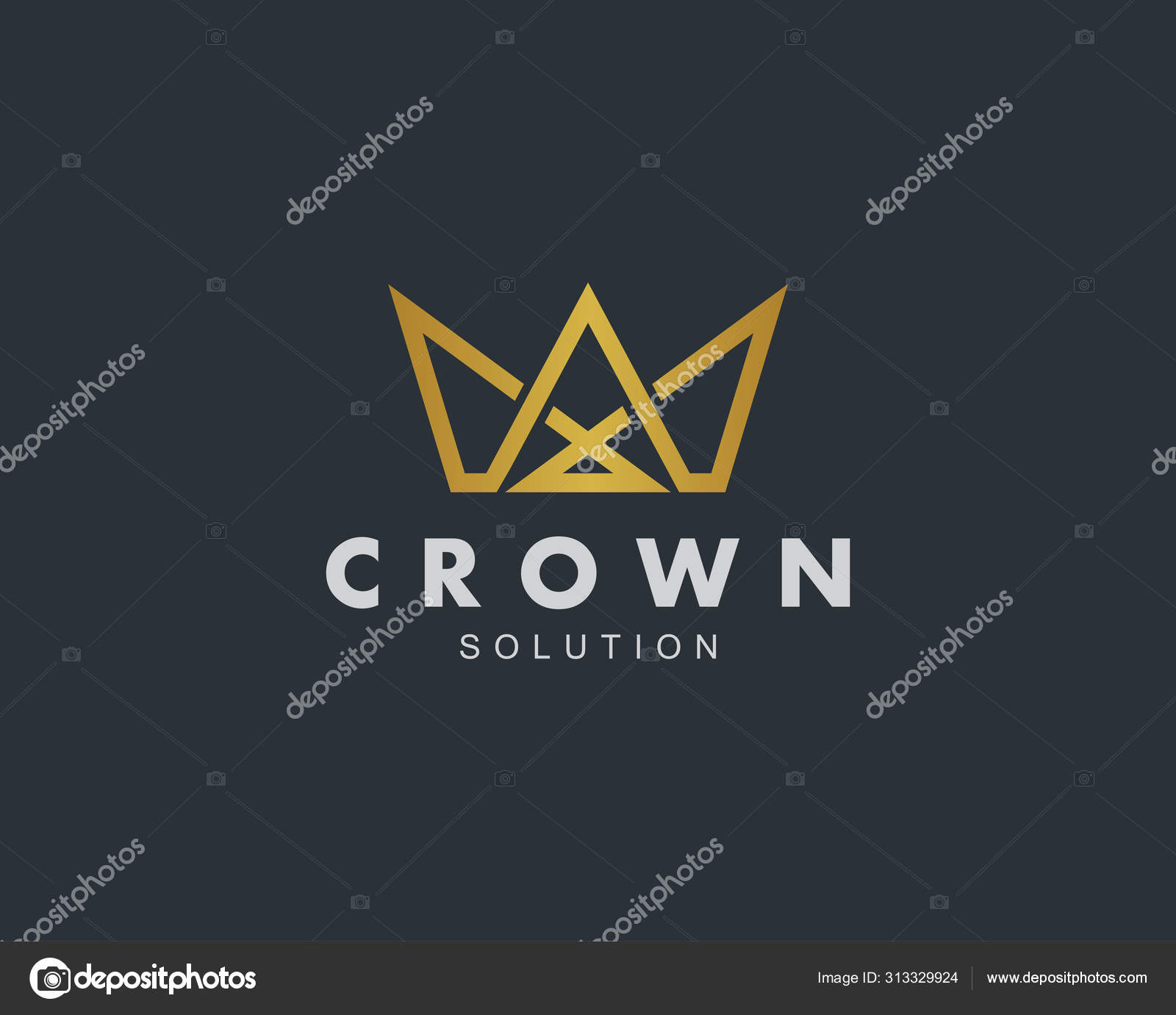 Crown Logo Brand Clothing