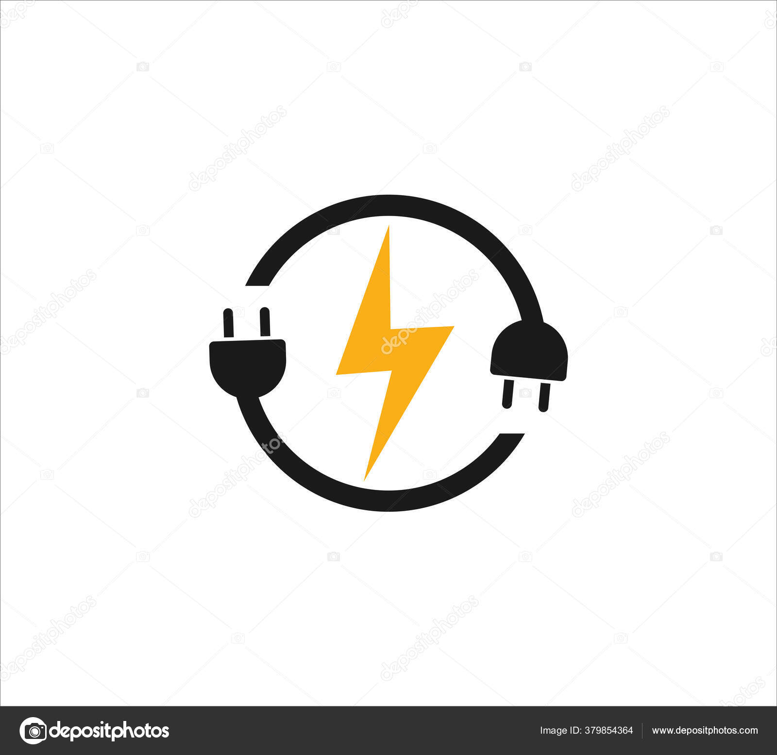 Electrical Vector Icons Electric Plug Icon With Cord – Stock Vector