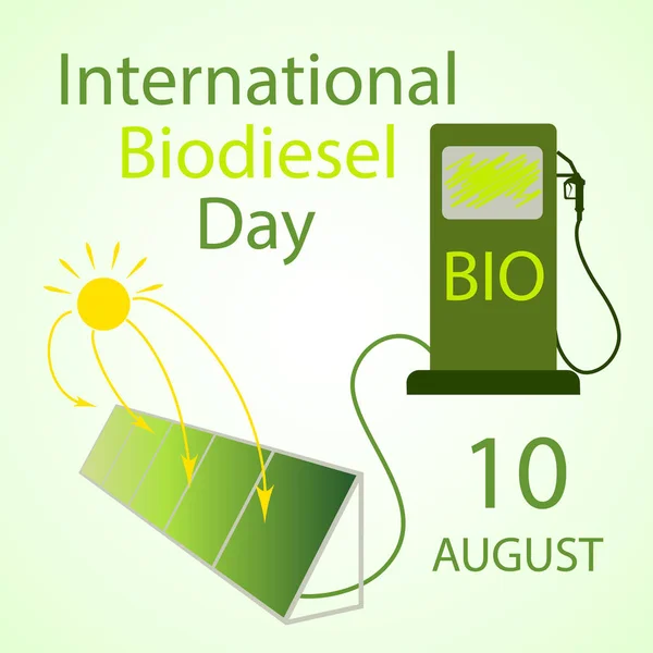 International Biodiesel Day Stations Vector Art Illustration Stock ...