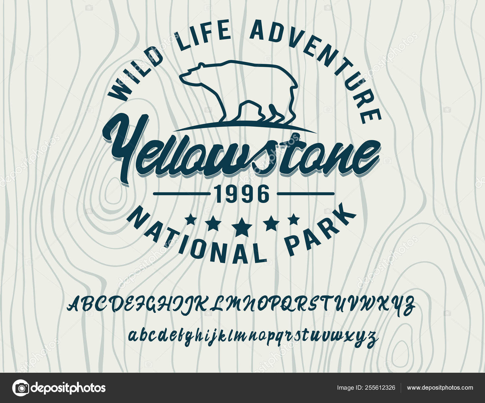 Yellowstone national park Stock Vector by ©Mr_zi 255612326