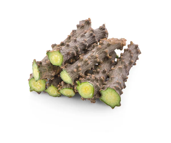 Tinospora Cordifolia Leaf Isolated White Background Stock Photo by ...