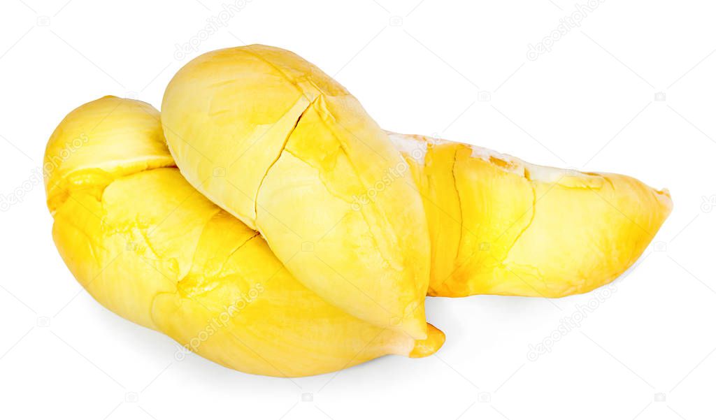 fruta tropical duriana con aislado sobre fondo blanco 2024