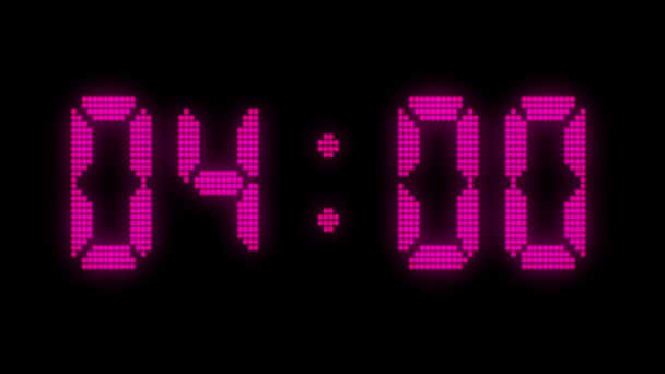 Digital Clock Countdown Lcd Display — Stock Video © gl0ck #240412406