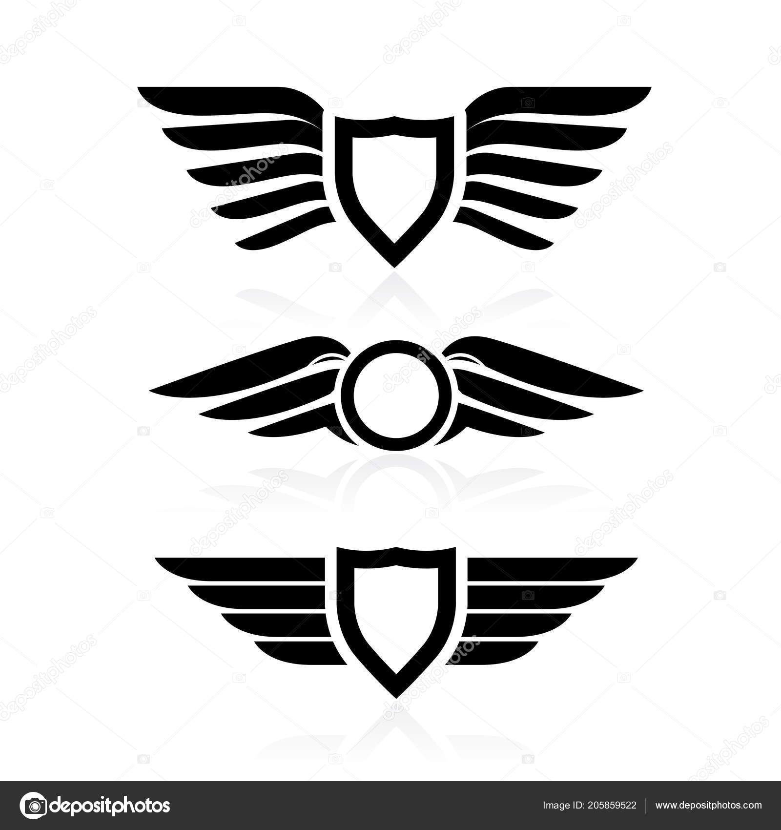 Shield Wings Vector