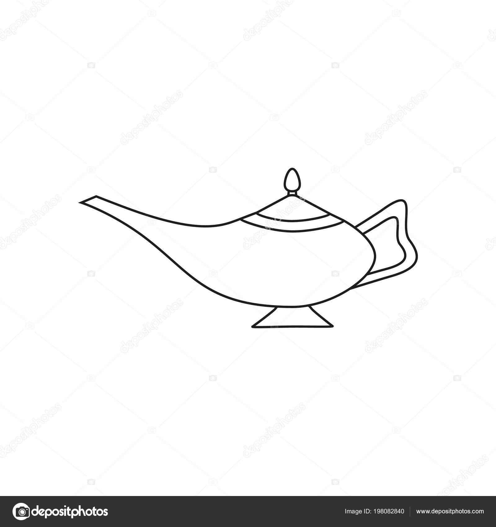 Magic lamp icon Stock Vector by ©Natalia_ashatan 198082840