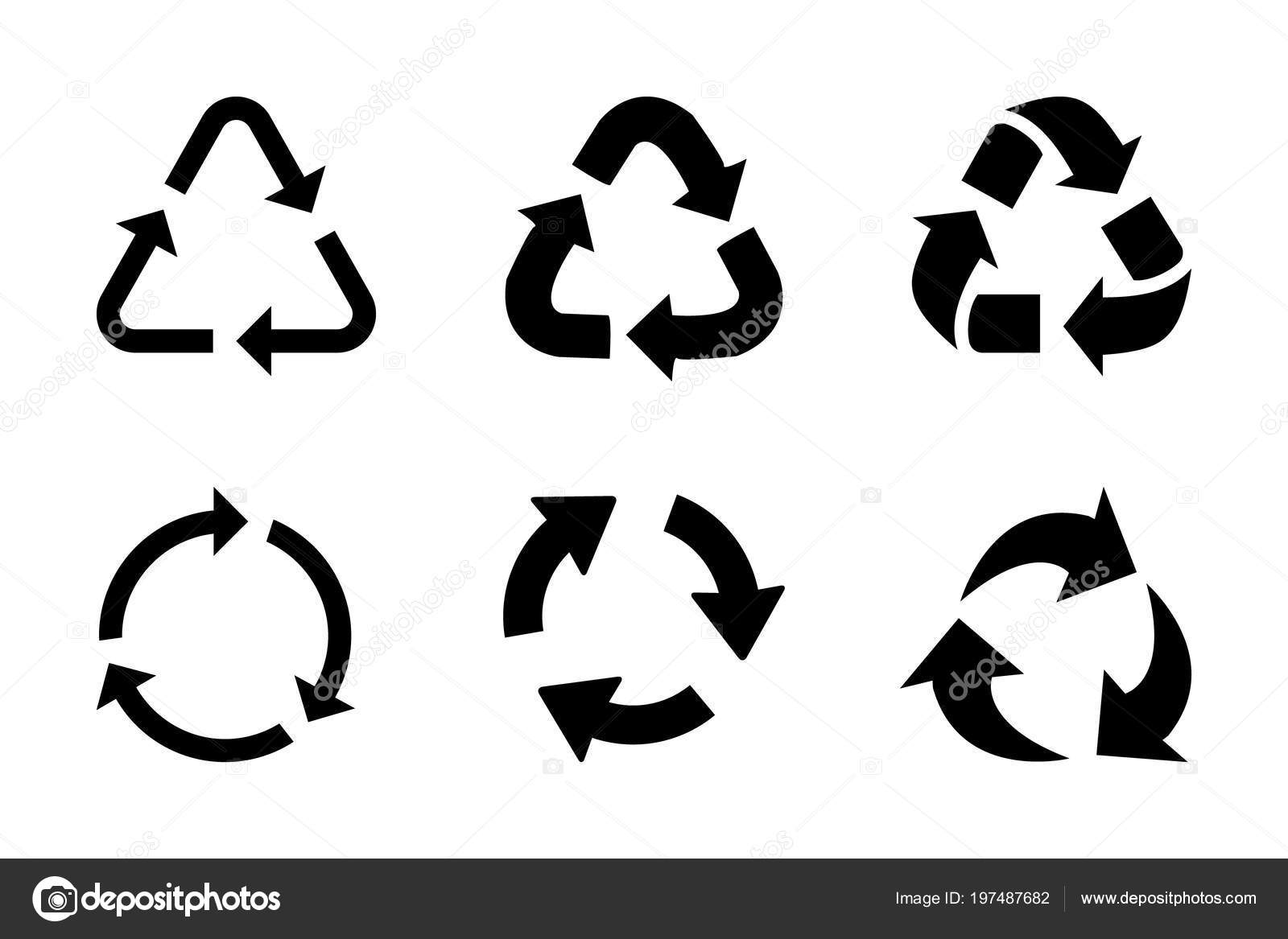 Image vectorielle Ensemble D'icône Symbole Recyclage par ©ahmety34 ...