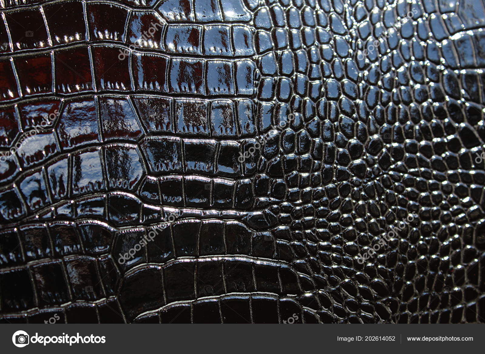Texture Shiny Imitation Leather Black Snake Stock Photo by ©Snezhana12 ...