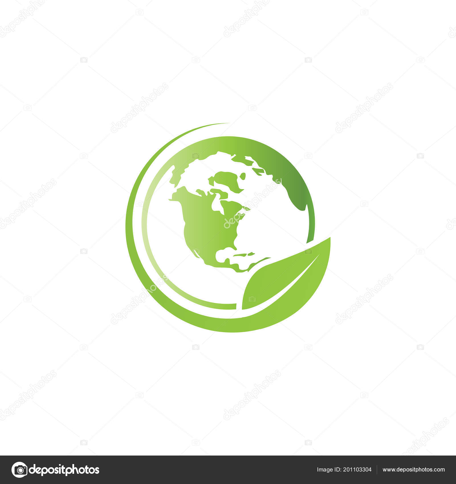World Environment Logo Icon Template Vector Stock Vector Image by ...