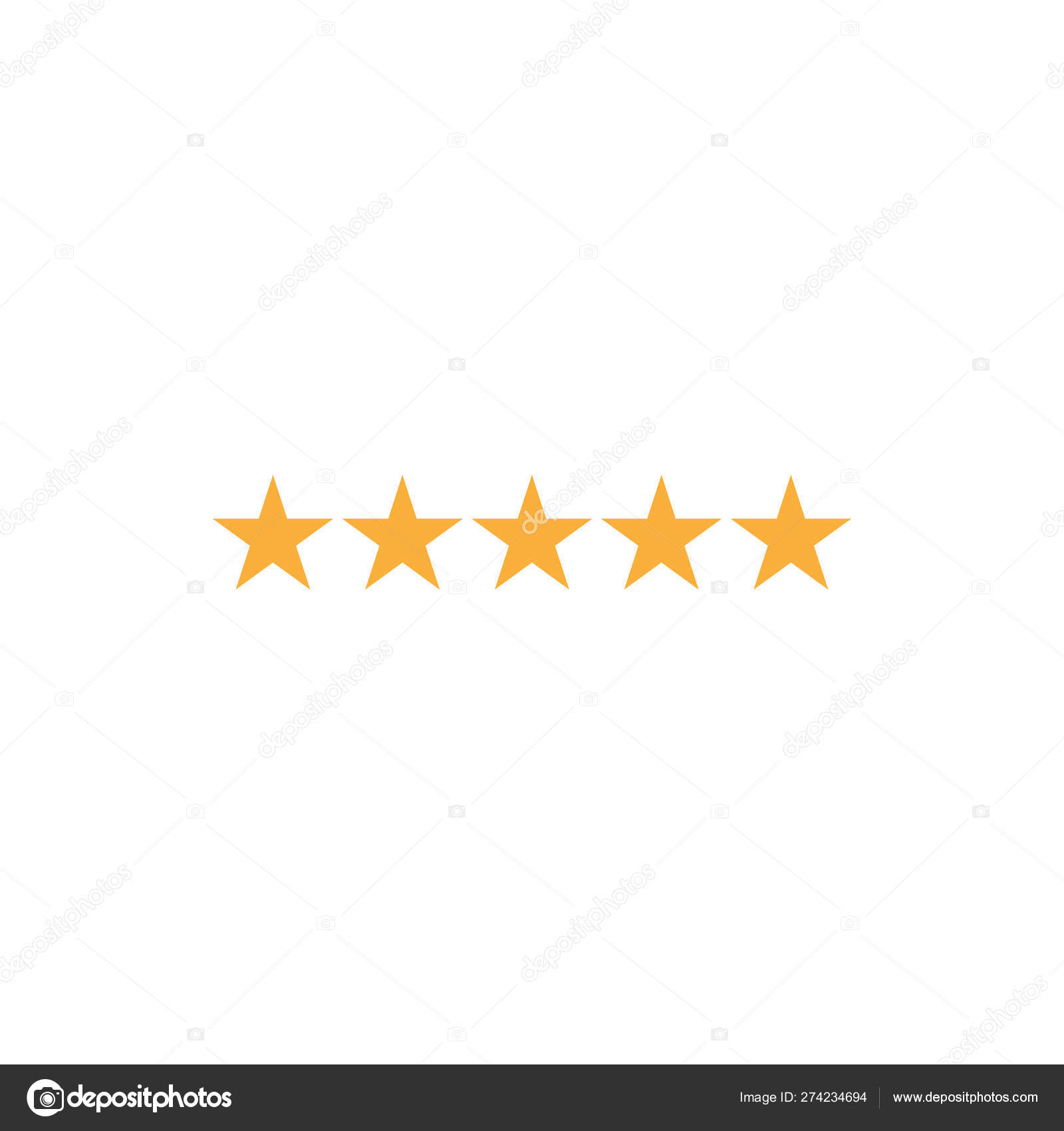 5 star rating icon graphic design template vector illustration Stock ...