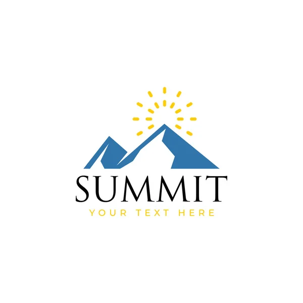 Summit logo imágenes de stock de arte vectorial | Depositphotos