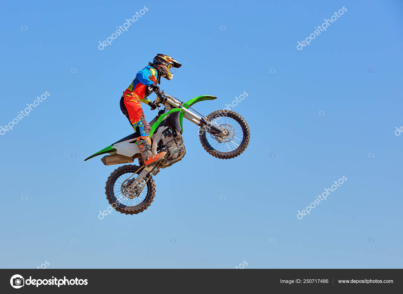 Motocross Jumps Sunset