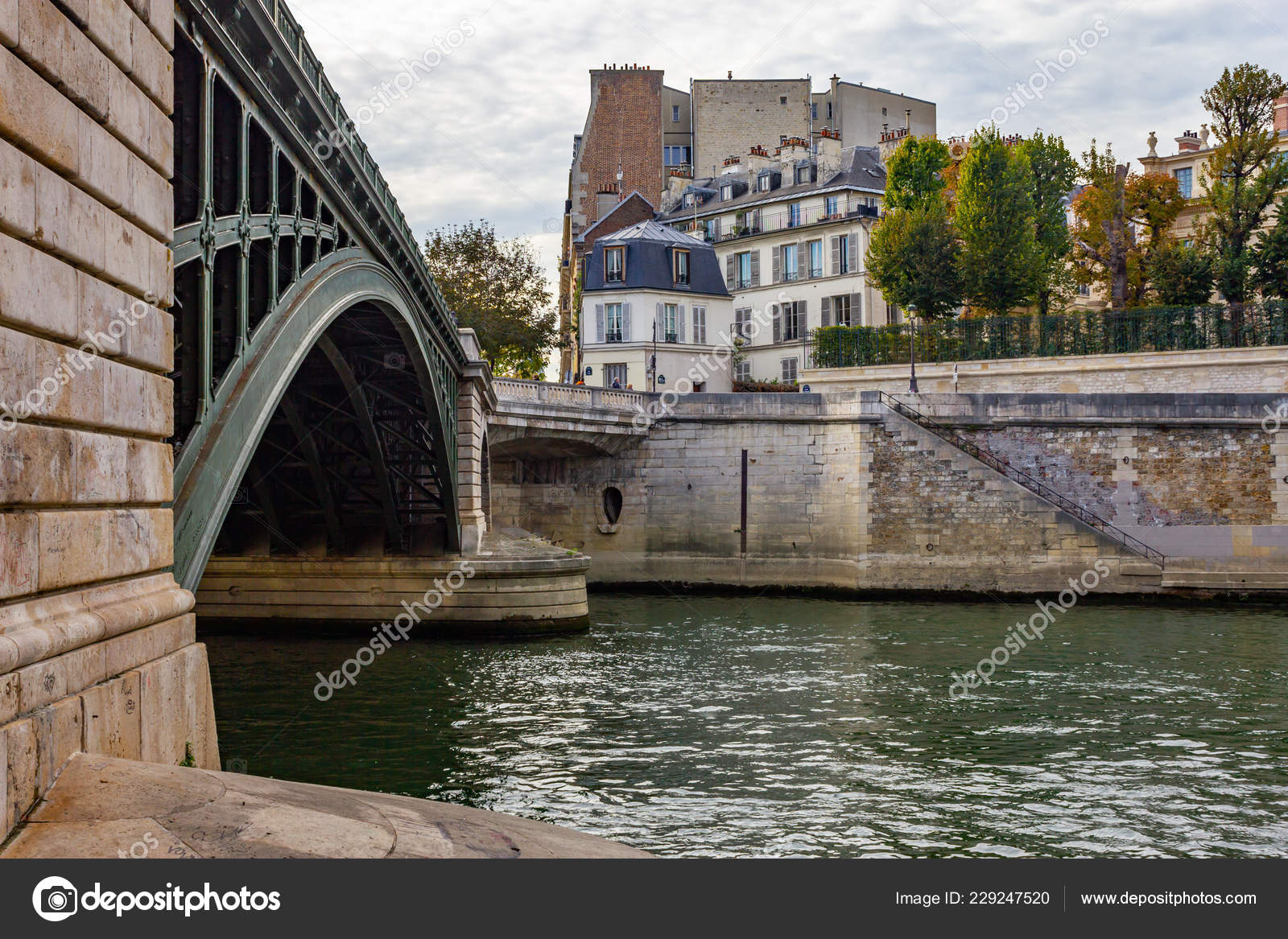 Bridge Buildings Sena River Paris France — Stock Photo © lltrarbach ...