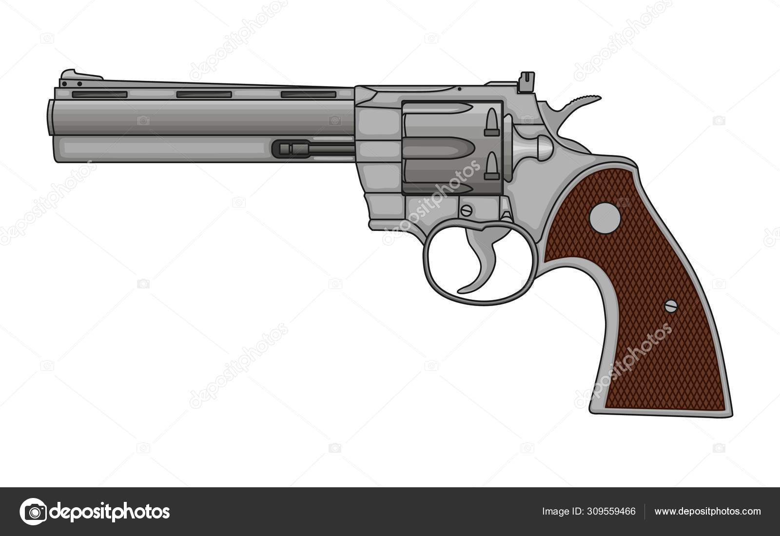Colt Revolver Clip Art