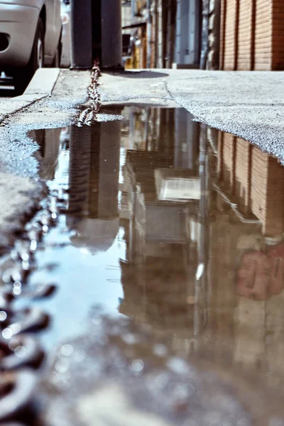 Puddle city Stock Photos, Royalty Free Puddle city Images | Depositphotos