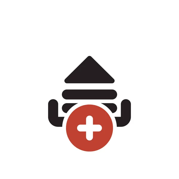 Water icon with add sign. Water icon and new, plus, positive symbol ...