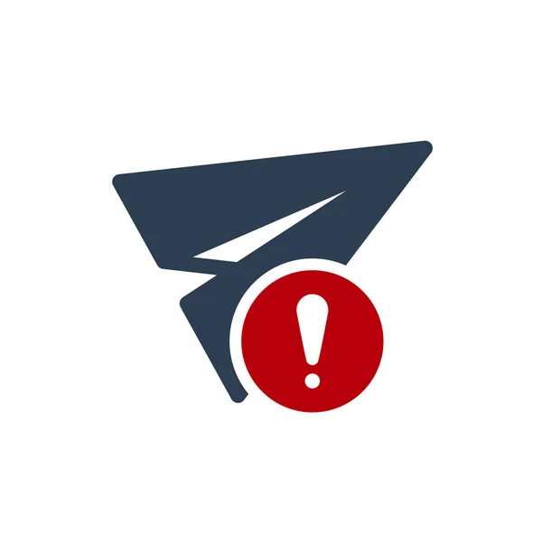 Folder Icon Business Icon With Exclamation Mark Folder Icon And Alert Error Alarm Danger