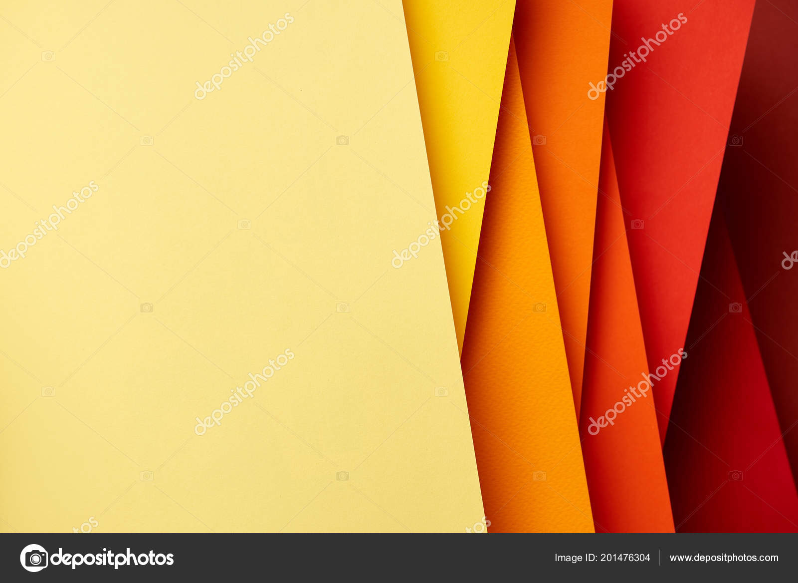 Pattern Overlapping Paper Sheets Red Yellow Tones — Stock Photo ...