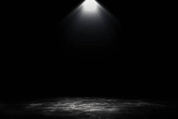 Dark Room With Spotlight
