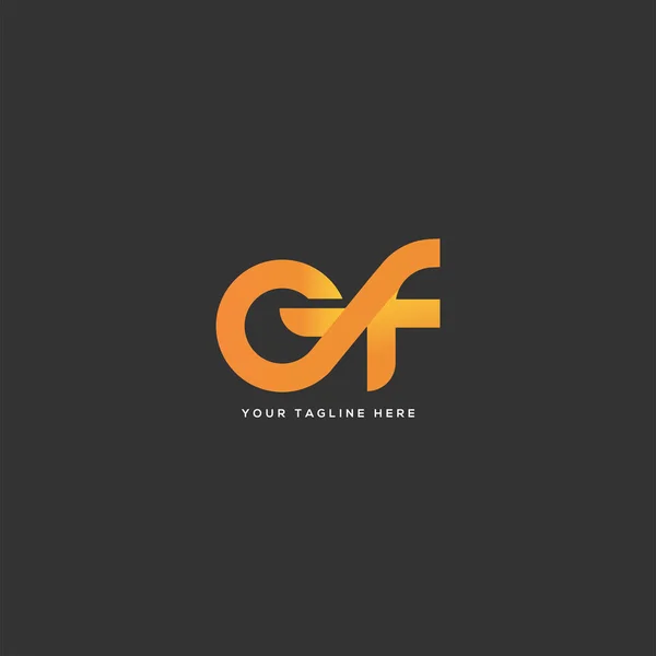 Gf logo Vektor Stok, Ilustrasi Gf logo Bebas Royalti | Depositphotos