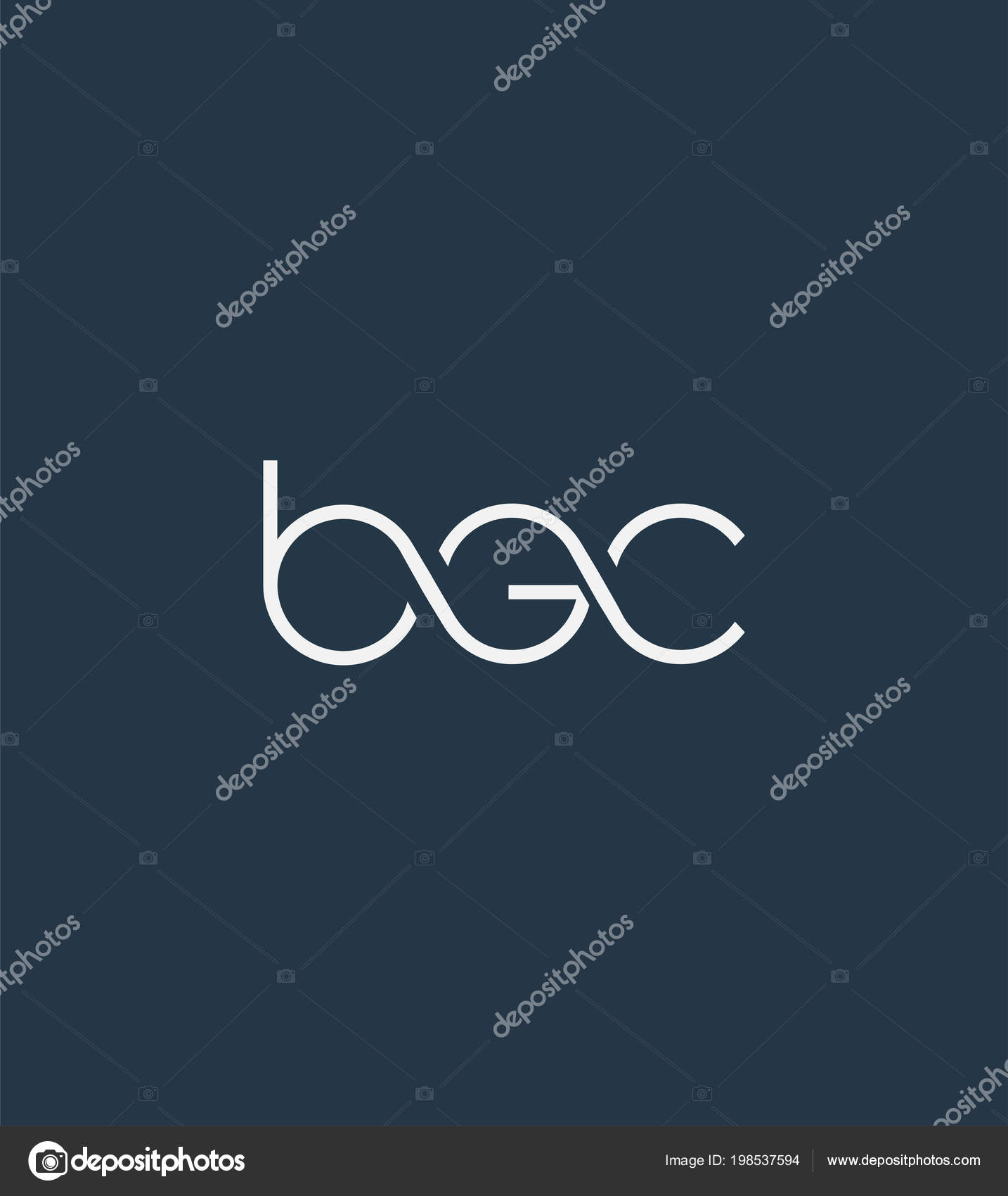 Letters Logo Bgc Template Business Banner Stock Vector by ©ajayandzyn ...