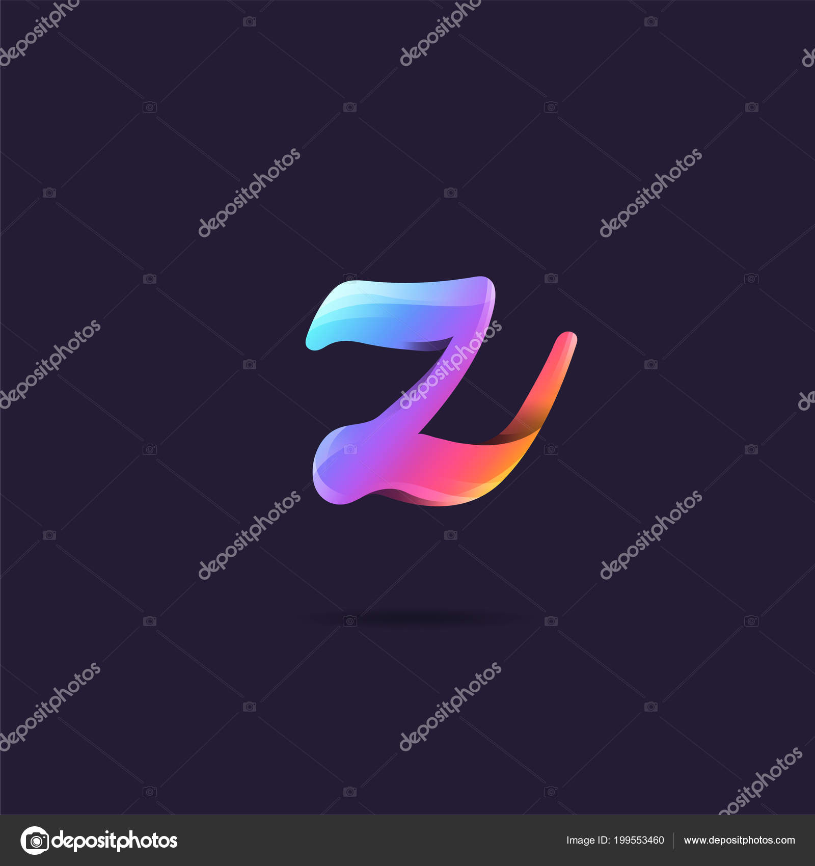 Logo Gradient Black Background Stock Vector by ©ajayandzyn@gmail.com ...