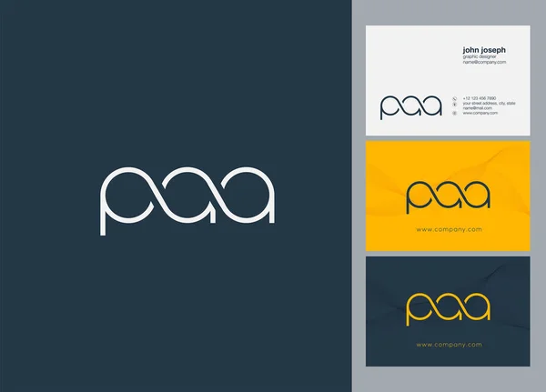 Letters Logo Pna Template Business Banner Stock Vector by ©ajayandzyn ...