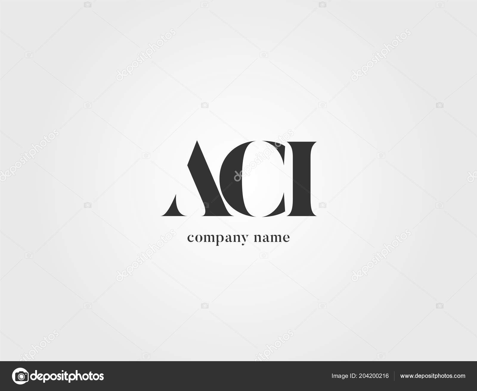 Letters Logo Aci Template Business Banner Stock Vector by ©ajayandzyn ...