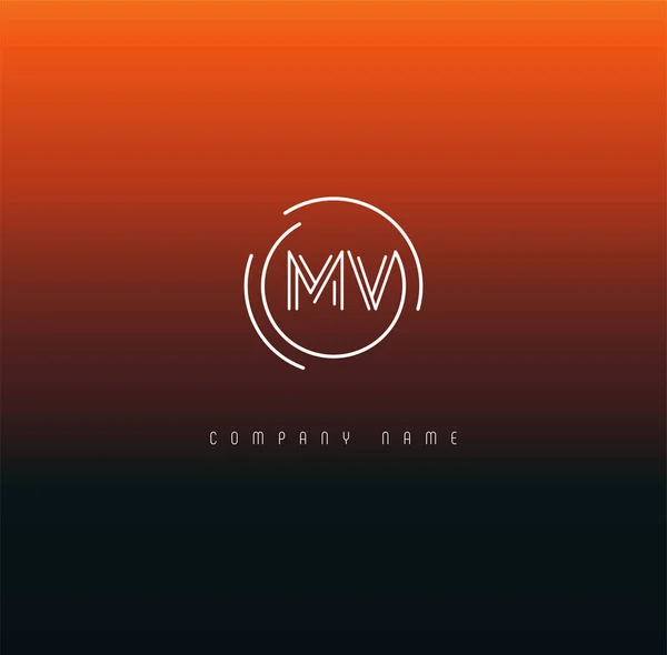 Mv logo imágenes de stock de arte vectorial | Depositphotos