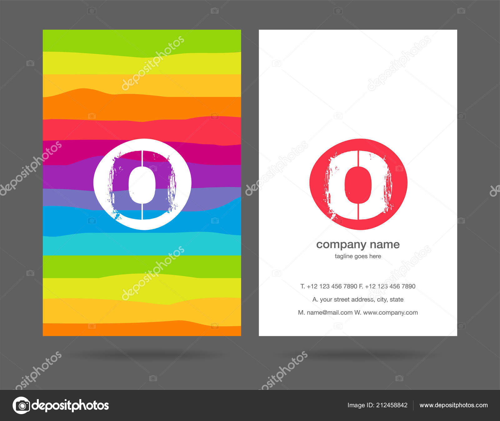 Logo Joint Business Card Template Vector Stock Vector Image by ...
