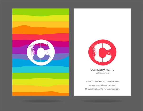 Logo Joint Business Card Template Vector Stock Vector Image by ...