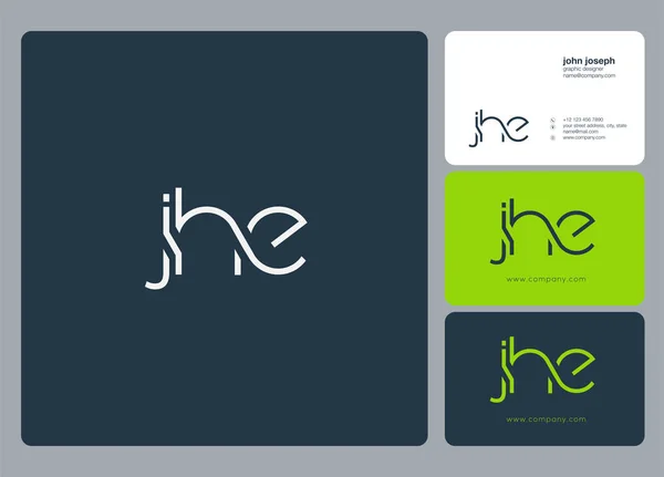Logo Joint Hie Business Card Template Vector Stock Vector by ...