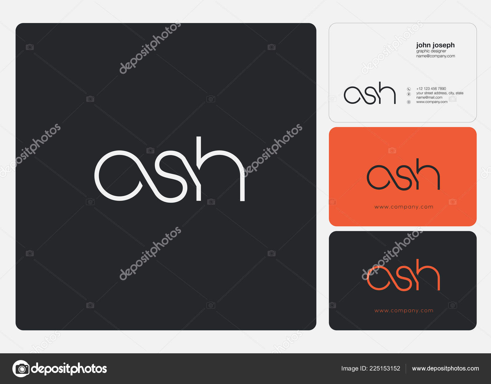 Letters Logo Osh Template Business Banner Stock Vector by ©ajayandzyn ...