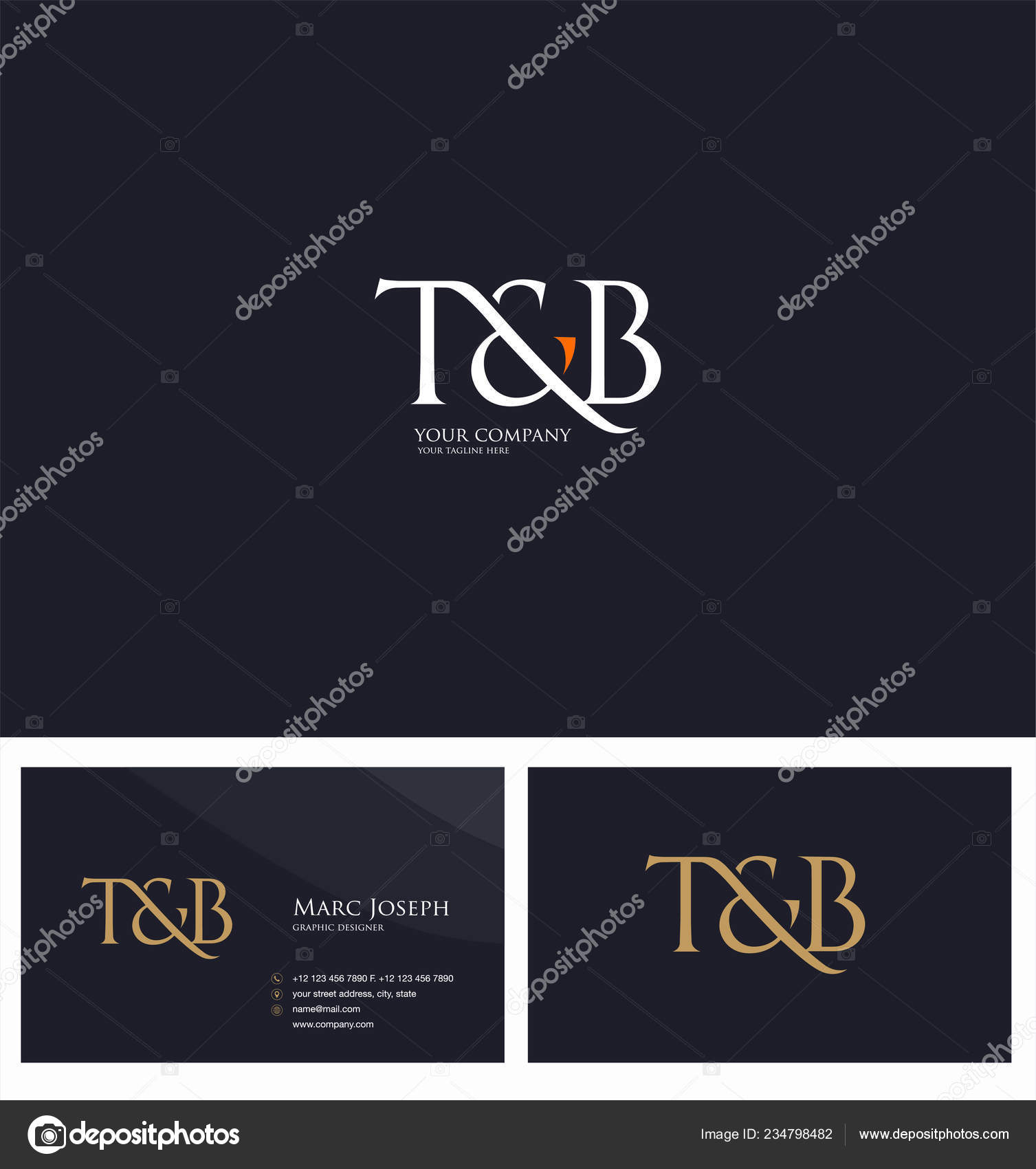 Logo Joint Business Card Template Vector Stock Vector by ©ajayandzyn ...