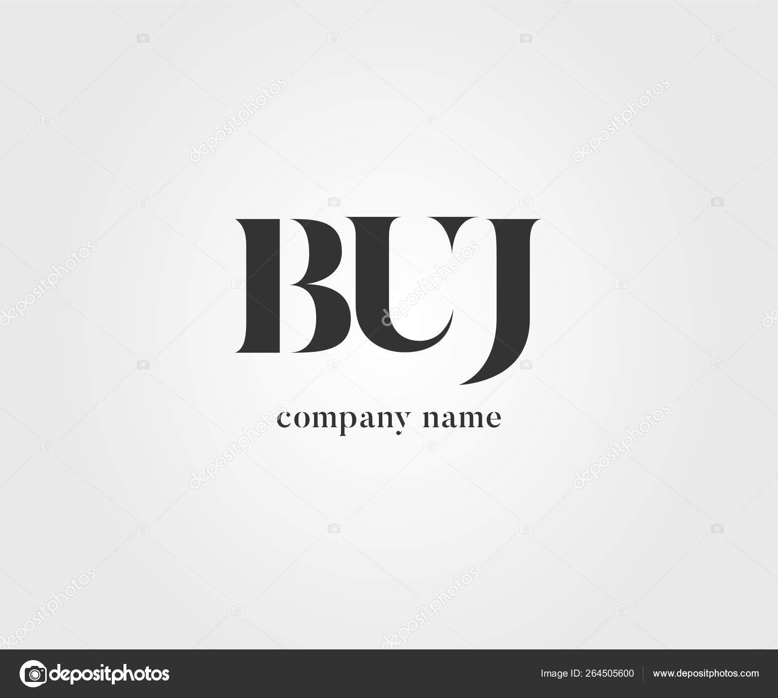 Logotipo Conjunta Buj Para Plantilla Tarjeta Visita Vector Vector de ...