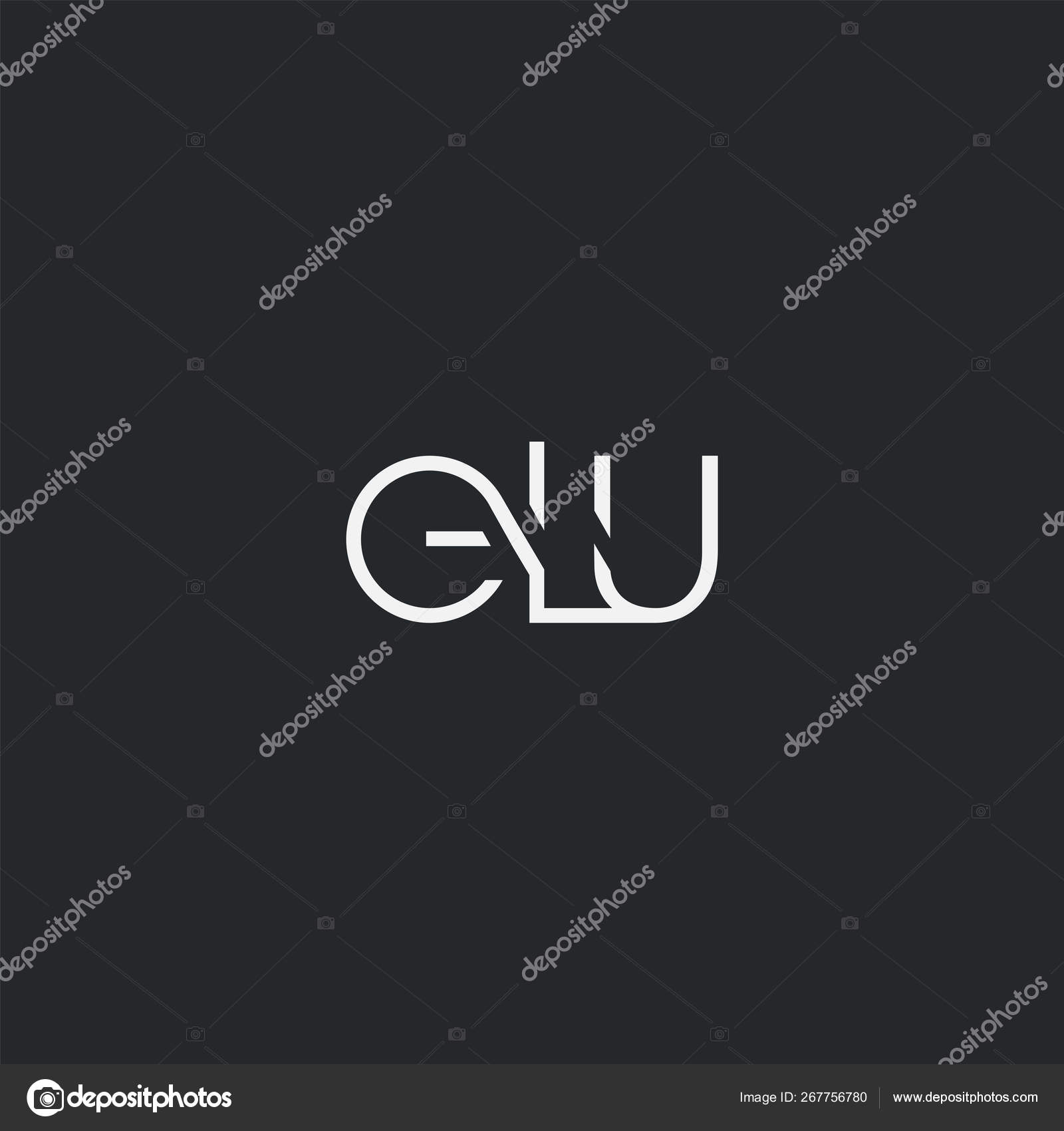 Logo Conjunto Elu Para Tarjeta Visita Plantilla Vector Vector de stock ...