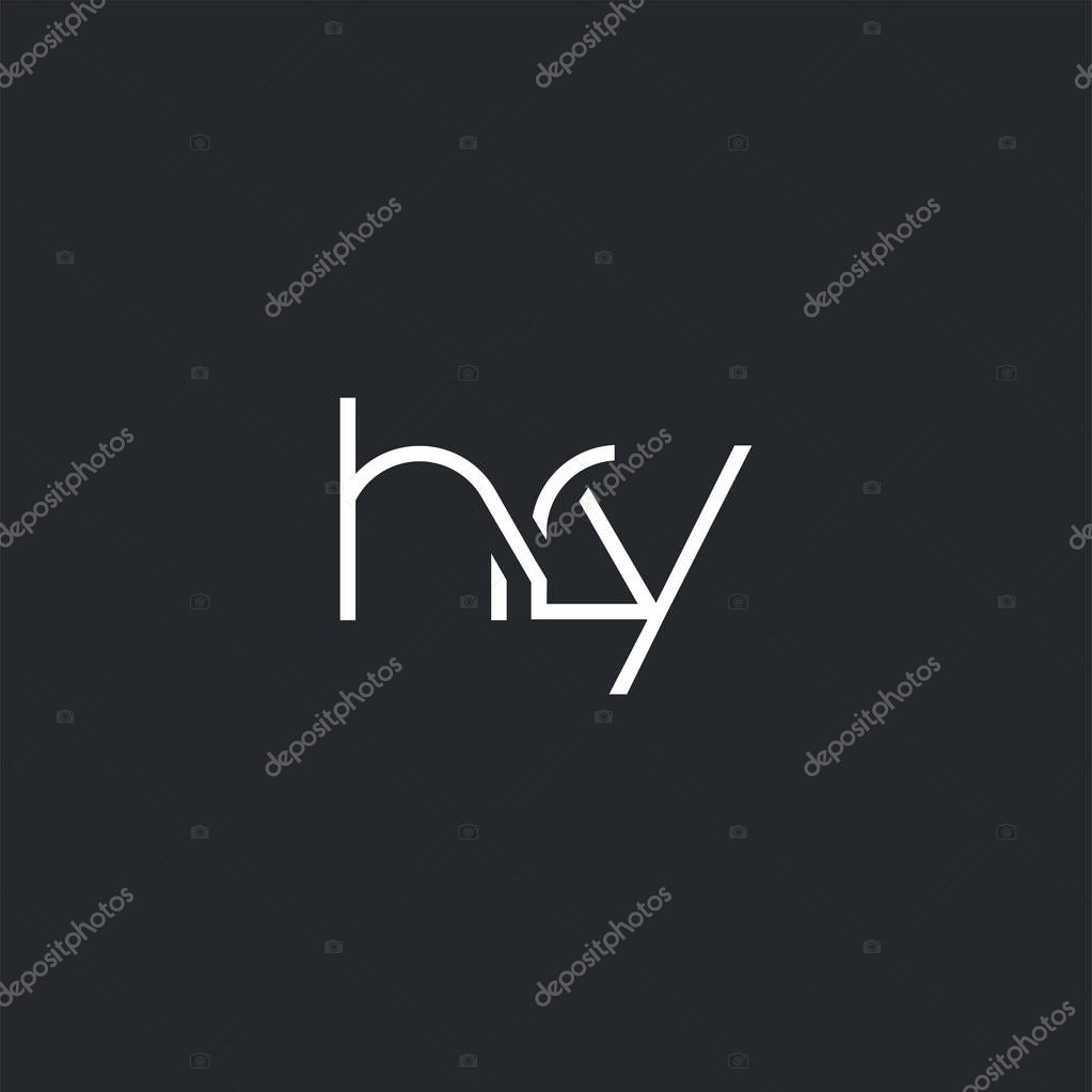 logotipo conjunto hry para tarjeta de visita plantilla, Vector 2024