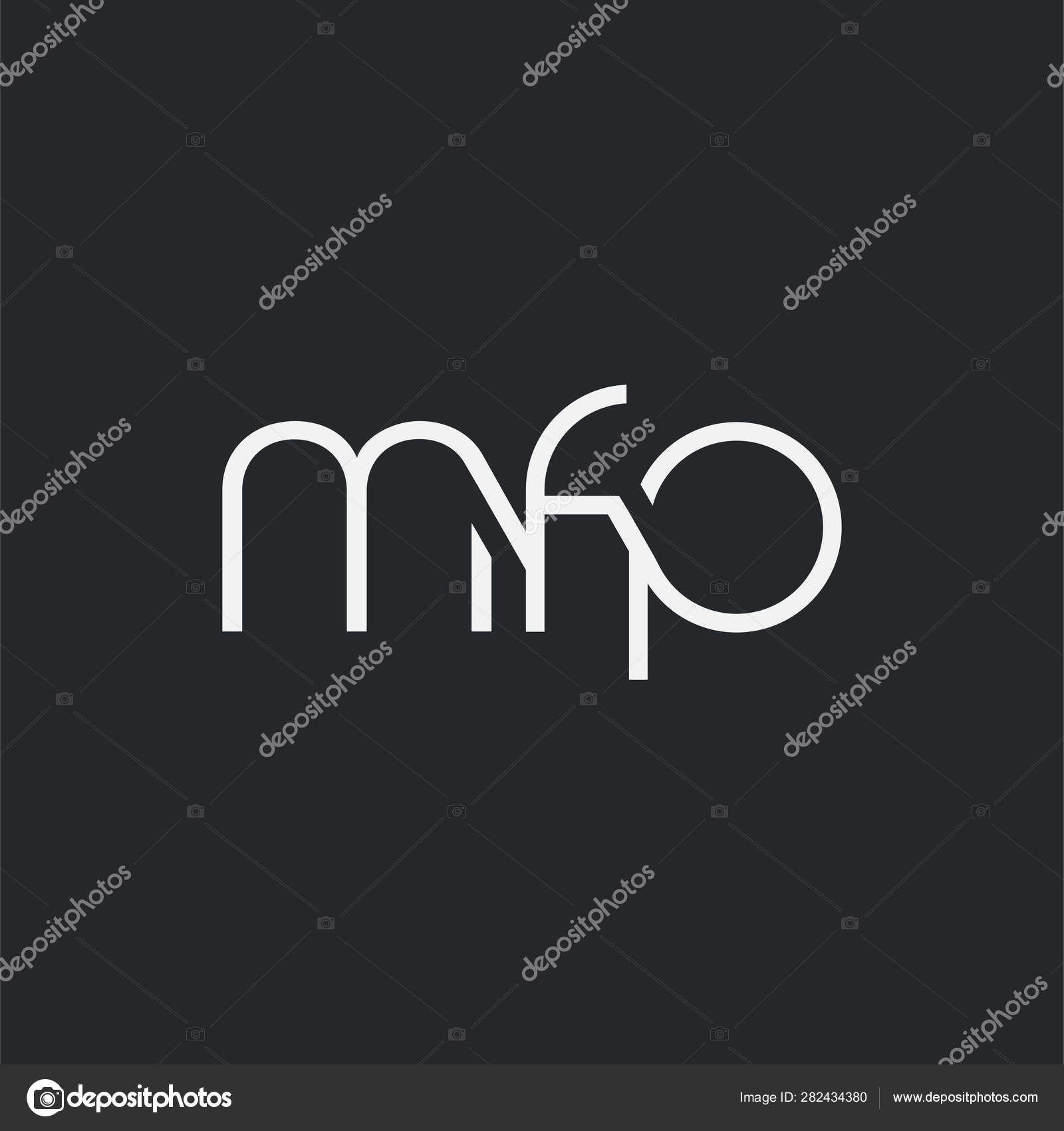 Logo Joint Mfp Business Card Template Vector Stock Vector Image by ...