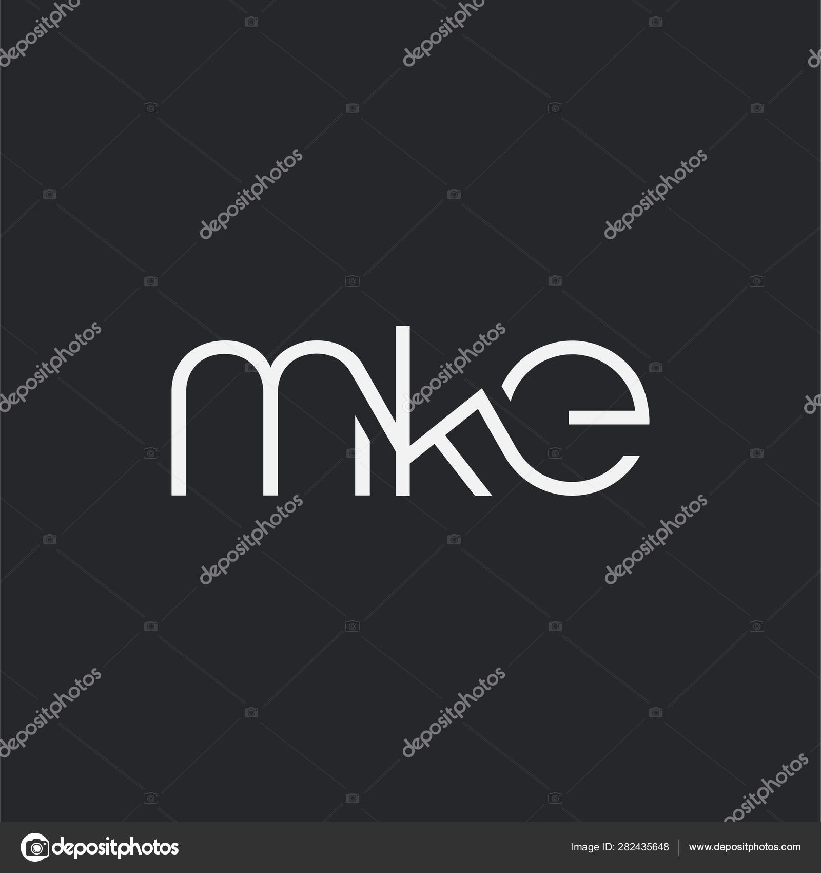 Logo Joint Mke Business Card Template Vector Stock Vector by ...
