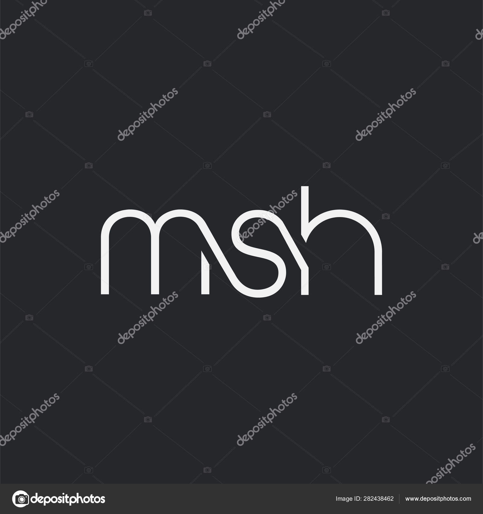 Logo Joint Msh Business Card Template Vector Stock Vector by ...
