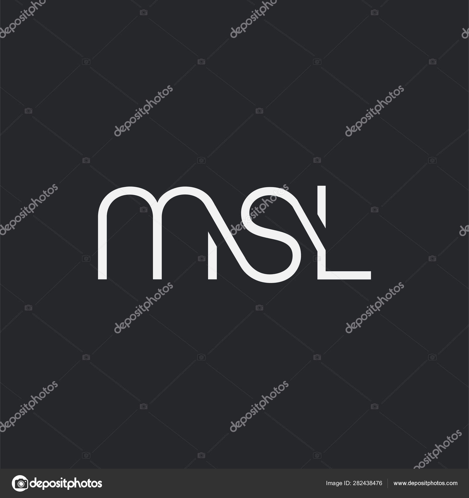 Logo Joint Msl Business Card Template Vector Stock Vector by ...